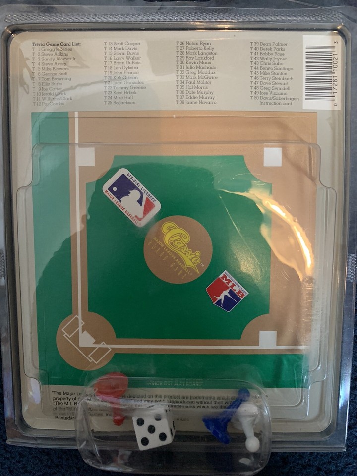 1990 Classic Baseball Complete Set Limited Edition Board Game Nolan ...