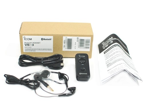 NEW ICOM VS-3 Bluetooth Headset(w/SP-36+USB cable) for ID-5100A ID ...