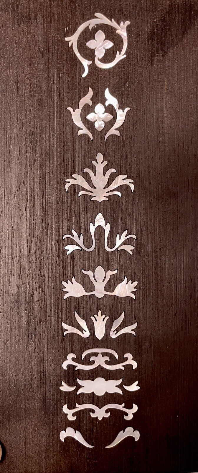 Banjo Inlay Florentine Special Mother of Pearl Peghead fingerboard ...