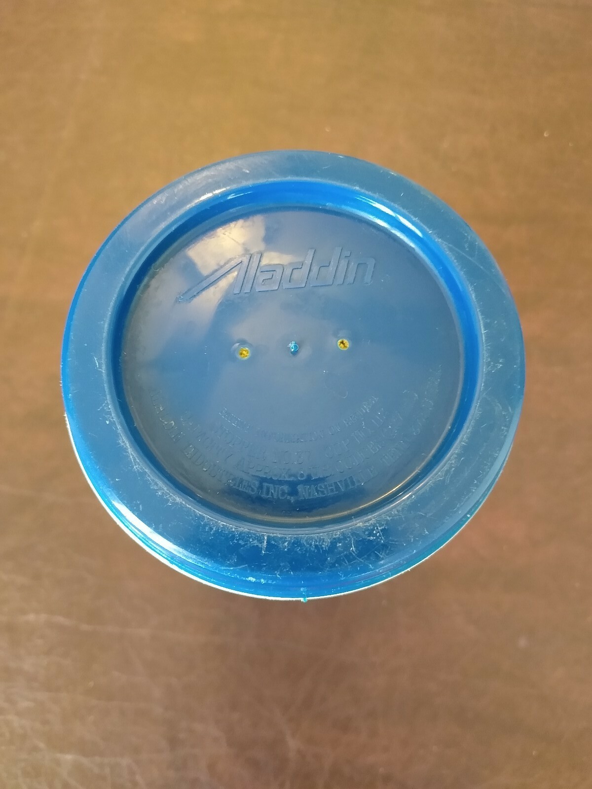 GI JOE 1987 Hasbro Thermos Aladdin Inside & Lid Look Unused Space ...