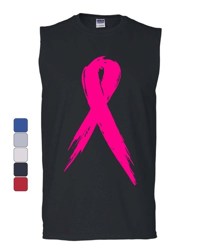 Pink Ribbon Breast Cancer Awareness Muscle Shirt Hope Fight Survivor ...