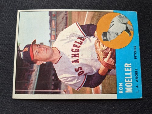 1963 Topps Baseball Card # 541 Ron Moeller - Los Angeles Angels (VG/EX ...
