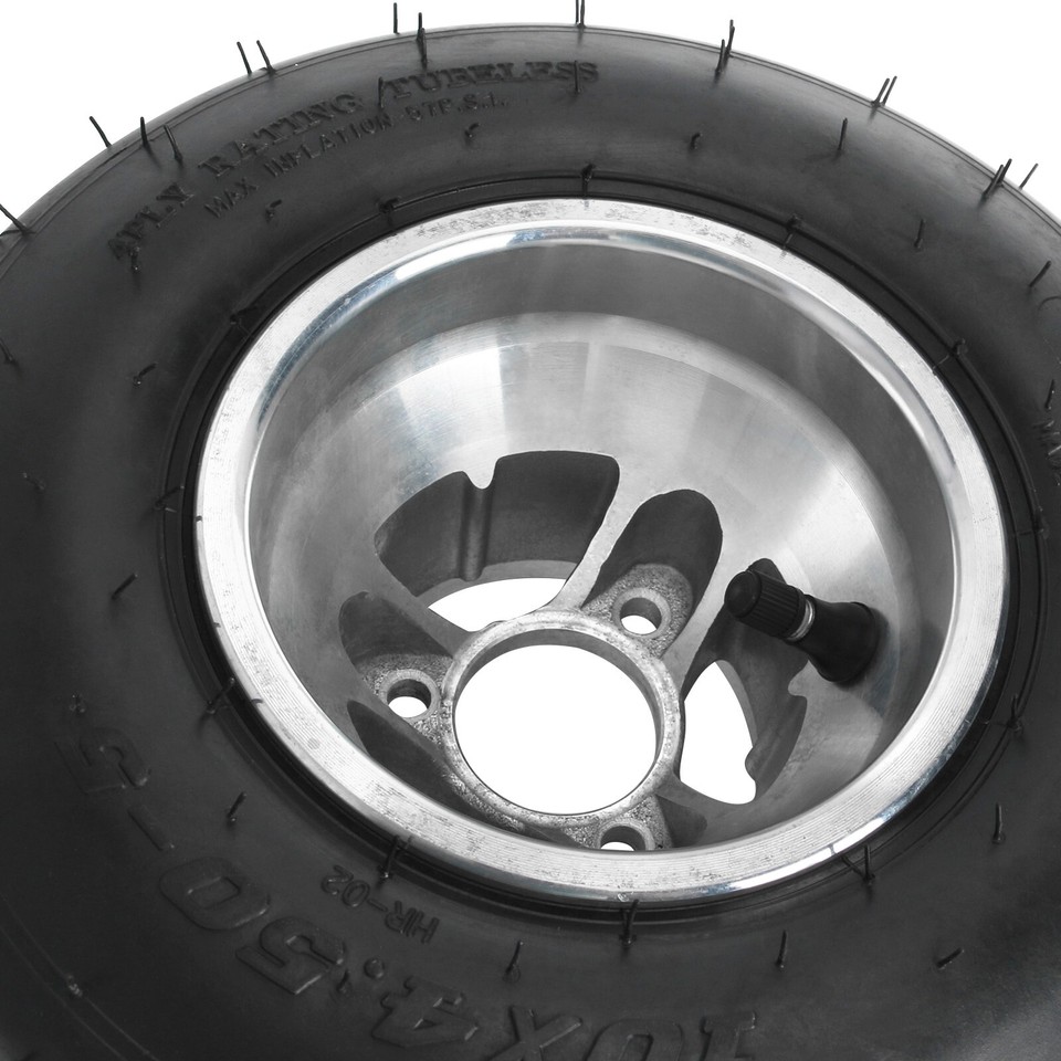 5" Go Kart Wheels Front Rear 10X4.50-5 11x7.10-5 Tires Rims Wheel Hubs ...