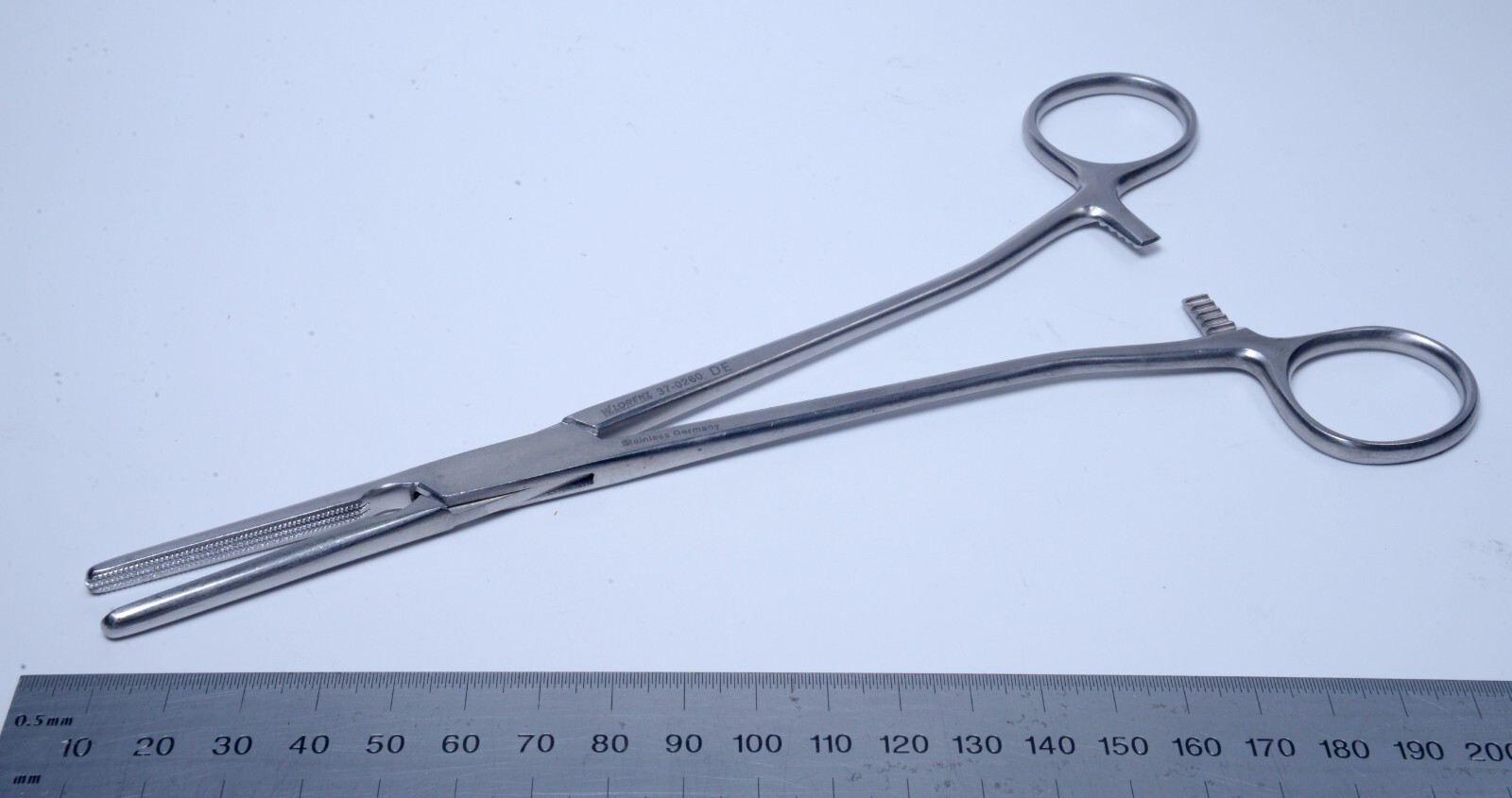 W.Lorenz #37-0260 Rogers Hysterectomy Clamps 8½" Straight Stainless ...
