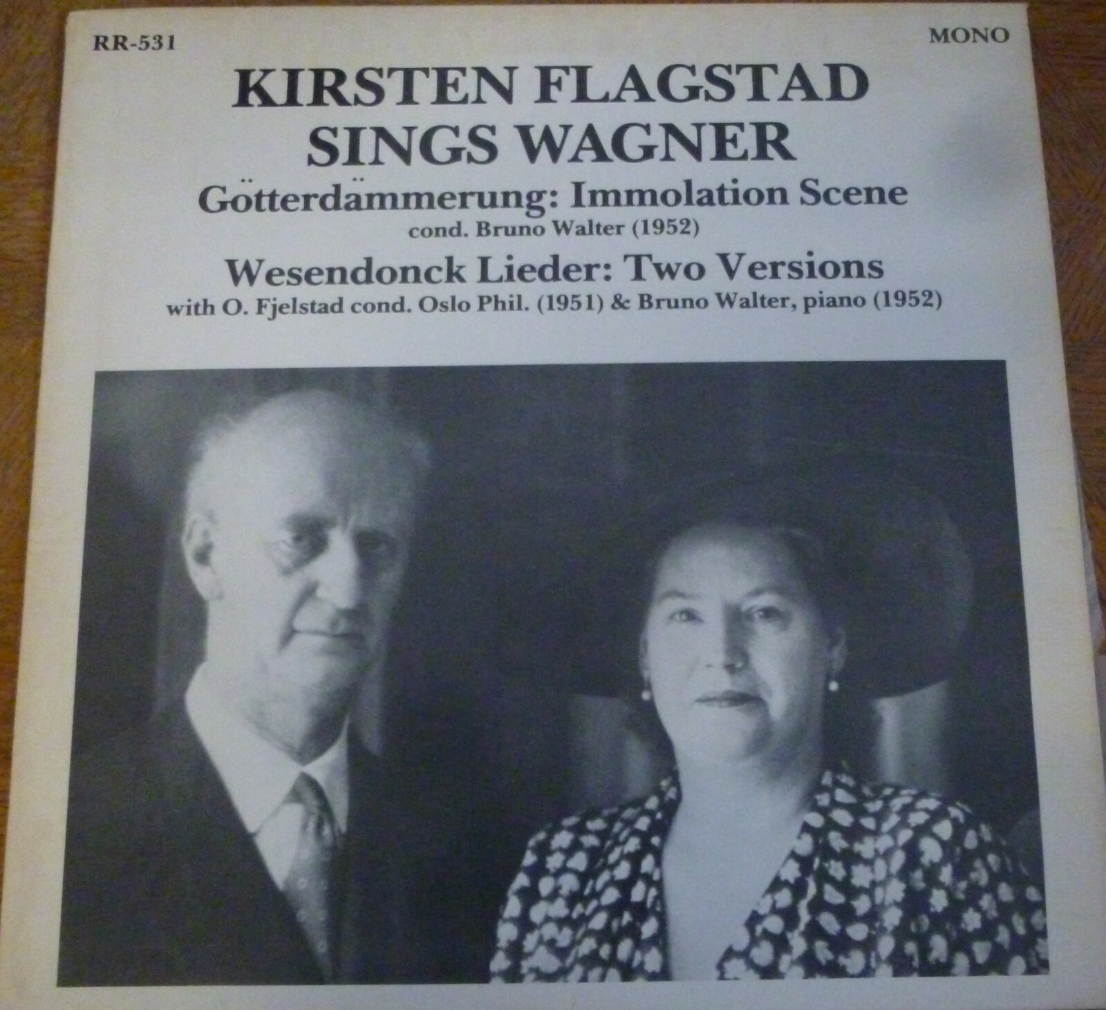 KIRSTEN FLAGSTAD sings WAGNER - BRUNO WALTER - FJELSTAD / RECITAL ...