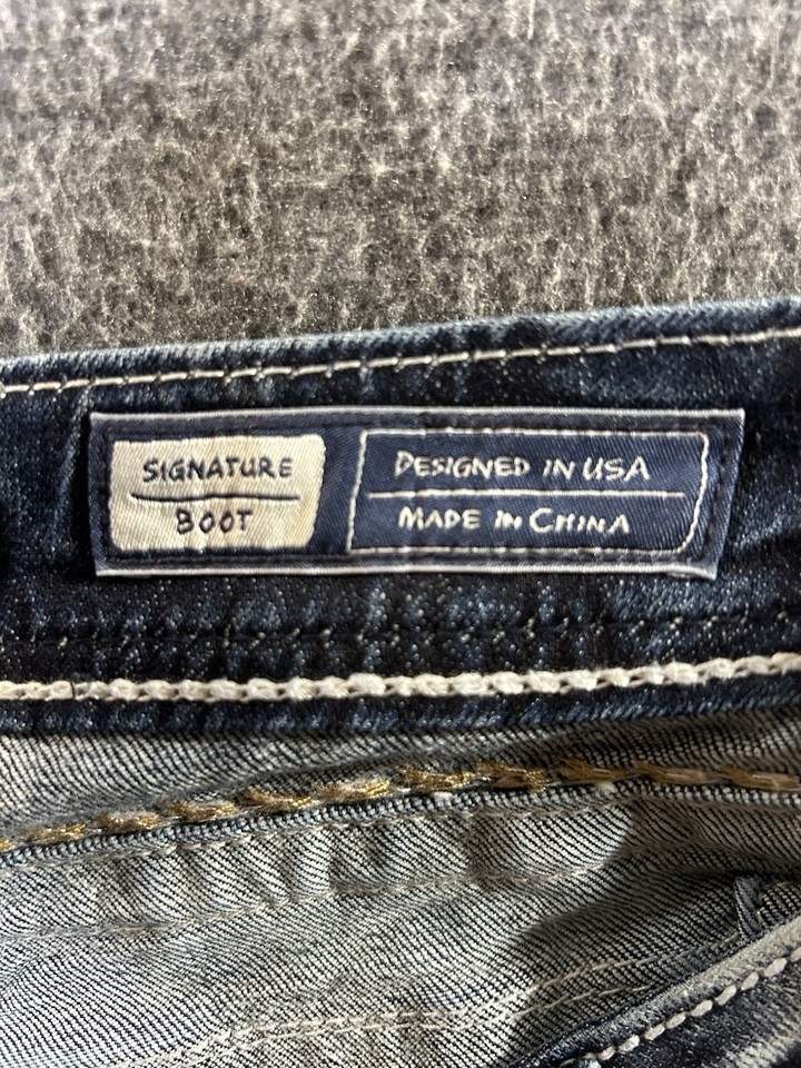 Miss Me Signature Bootcut Stretch Size 34x34 Blue Jeans Women’s Cleo ...