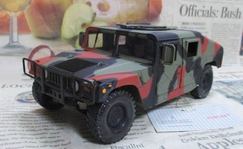 Super Rare Out of Print Franklin Mint 1 24 HUMVEE M966 Camouflage ...