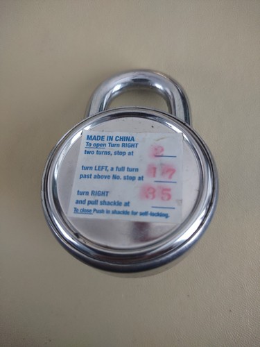 3-Digit Dial 50mm Combination Combo Passcode Padlock Lock | eBay