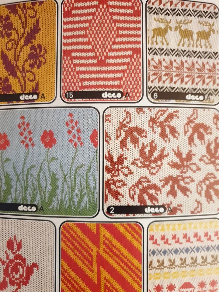 Pfaff-Passap Duomatic Knitting Machines DECO Manual | eBay