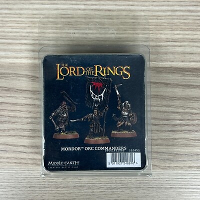 MORDOR ORC COMMANDERS LORD OF THE RINGS MIDDLE-EARTH SBG FORCES OF EVIL NEW | eBay Australia