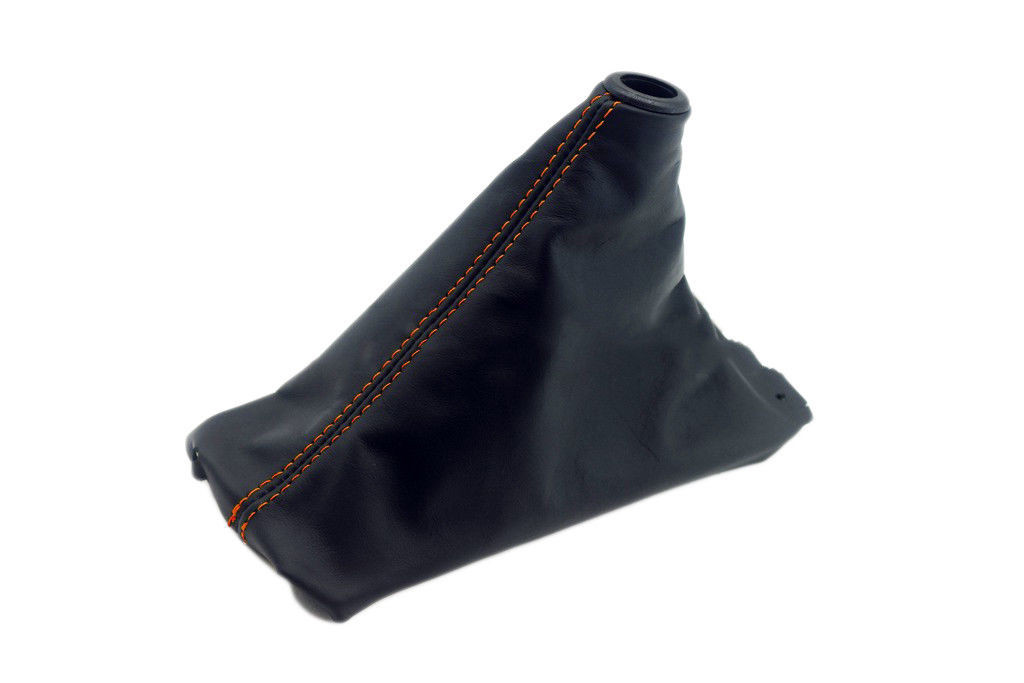 Manual Shift Boot Cover Leather Synthetic for Corvette C4 90-94 Orange ...
