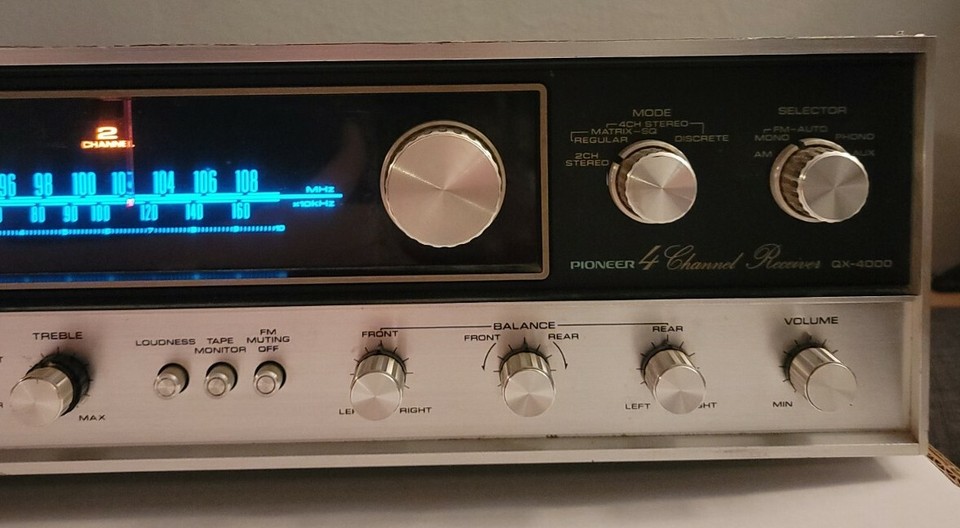 Pioneer 4 Channel Stereo AM/FM QX- 4000 Quad Receiver | eBay