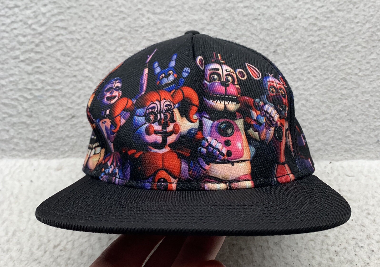 FNAF Five Nights at Freddys Snapback Hat Cap OSFM Sis… - Gem
