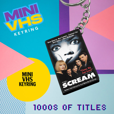 Scream Retro Mini VHS Video Box Keychain - Miniature Collectible | eBay UK