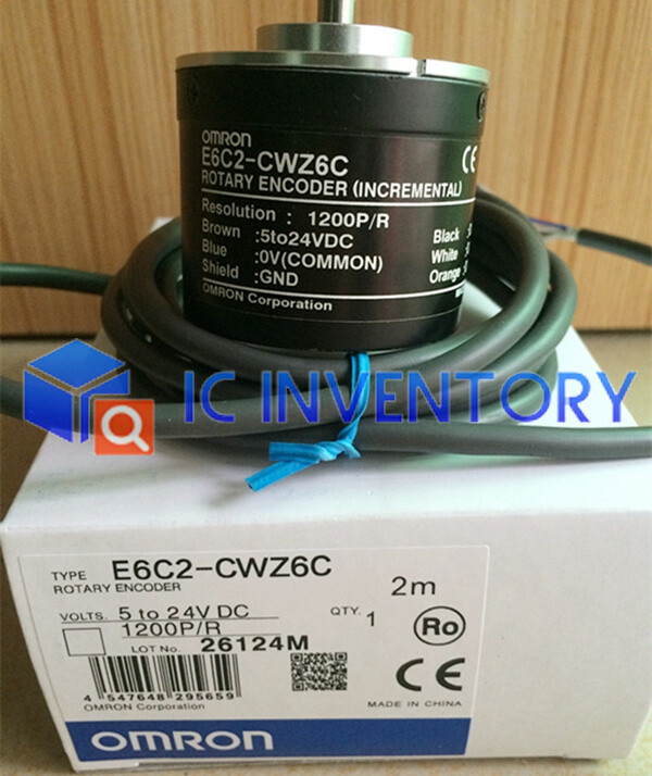 1PCS Brand New OMRON rotary encoder E6C2-CWZ6C 1200P/R 5-24V DC 2m | eBay