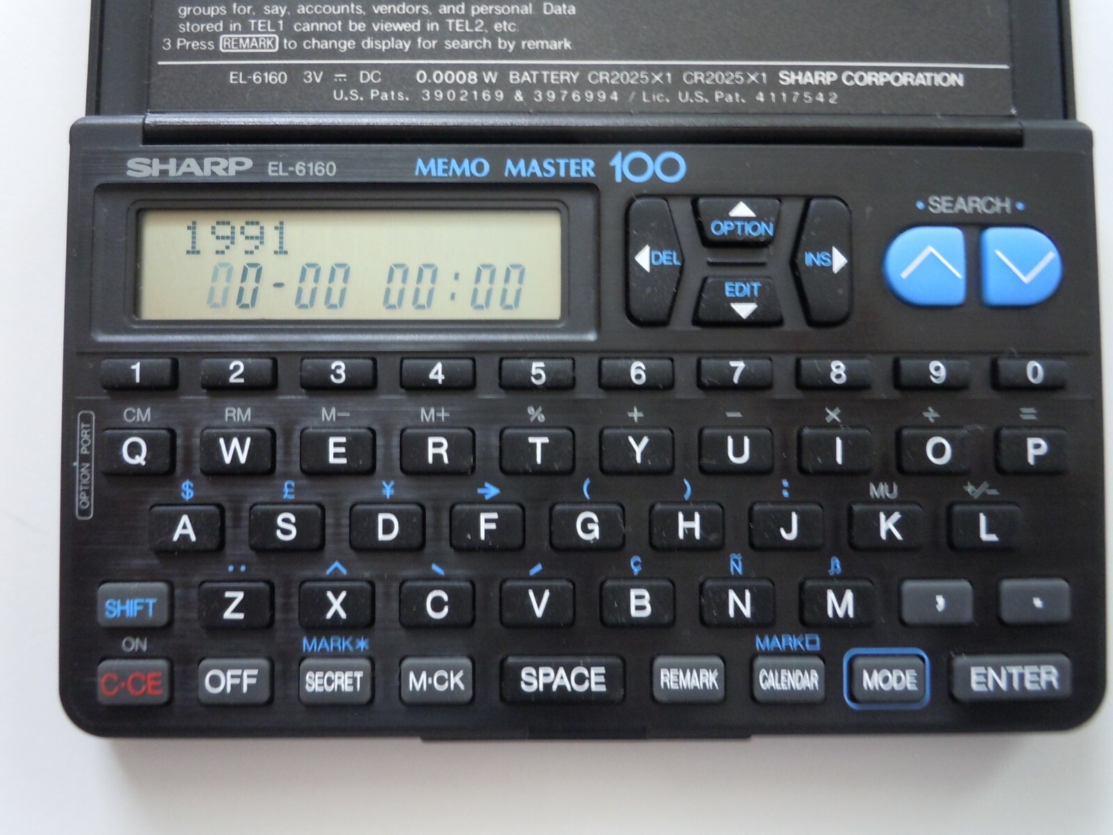 Vintage Sharp EL-6160 Memo Master 100 Electronic Organizer | eBay