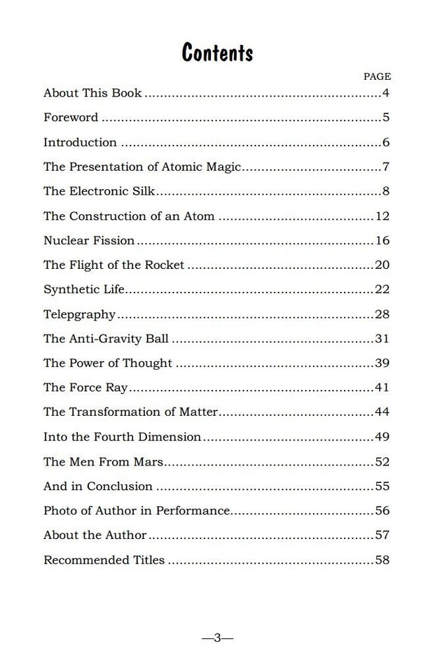 Atomic Magic by Ormond McGill (Science fiction magic you can do) | eBay