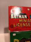 BATMAN Vintage 1966 Sealed Carded Miniature Metal BICYCLE LICENSE PLATE ...