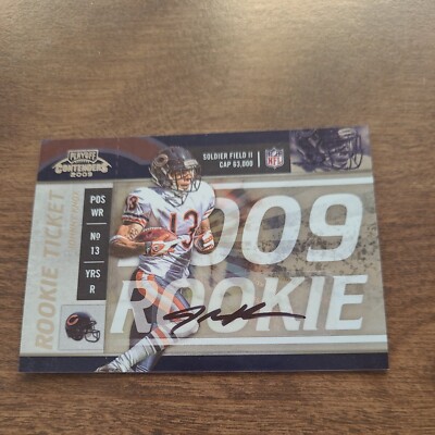 Nice 2009 Contenders Johnny Knox Rookie Autograph | eBay