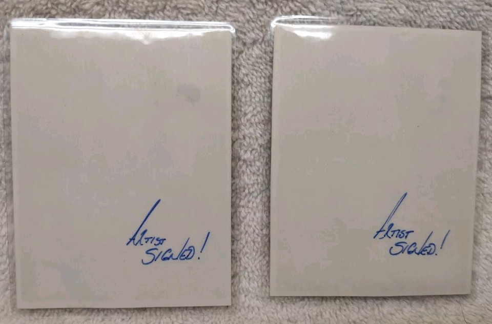 Set of 2 Gen Stonewall Jackson & Robert E Lee Cards w .999 Pure 1 Gr ...