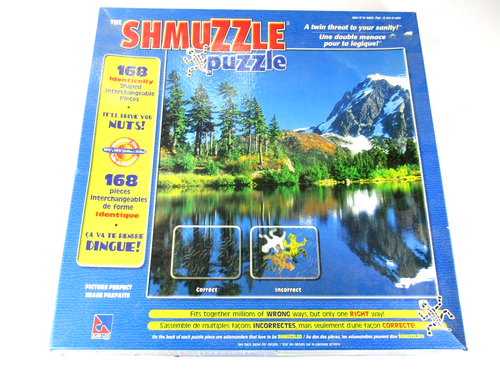 The Shmuzzle Puzzle 168 Piece Interchangeable Identically Shaped Jigsaw ...