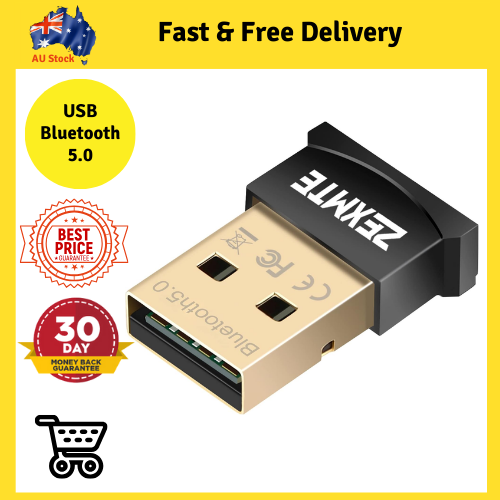 ZEXMTE Bluetooth USB Adapter CSR 5.0 USB Dongle Bluetooth Receiver ...