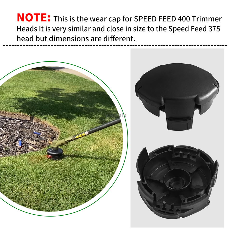 10 pack X472000070 Fits Echo Speed Feed 400 Trimmer Head Cover Cap ...