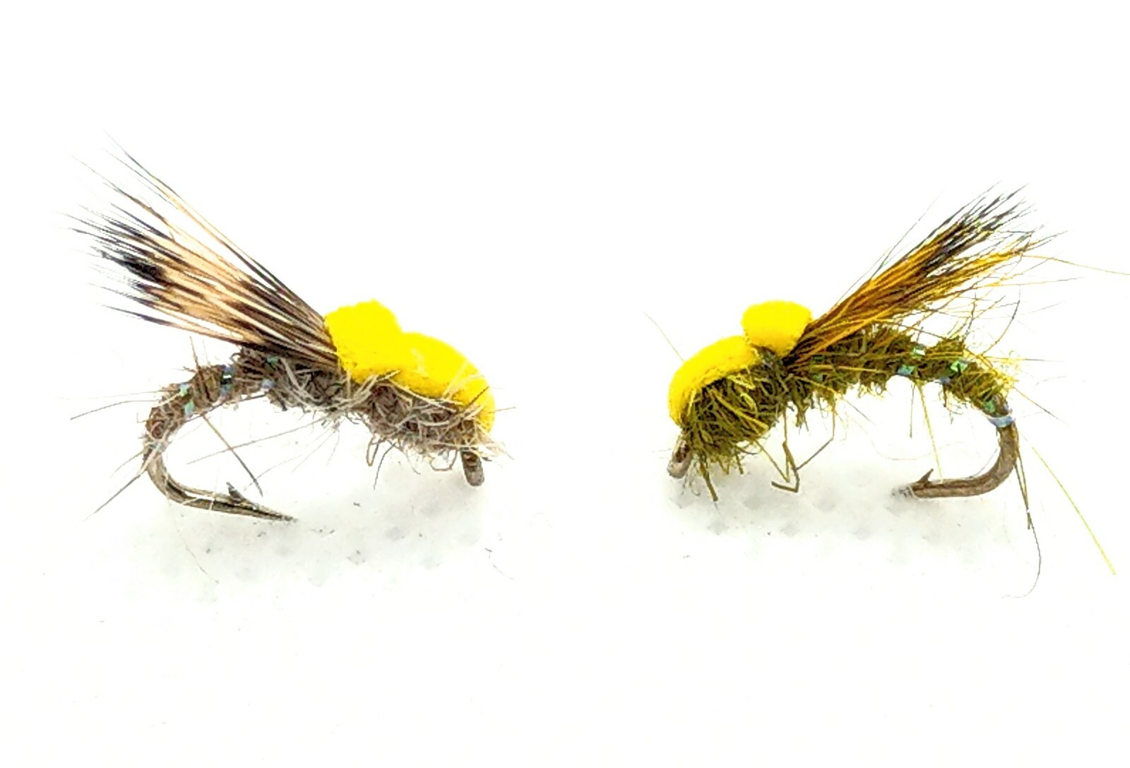 3 BALLOON Caddis SEDGE Flies Foam Emerger Trout Fly Fishing Size 10 12 ...