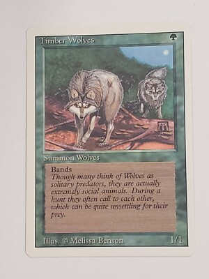 MTG Timber Wolves (Revised/Green/R) - BGM | eBay