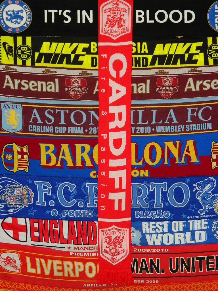 5/5 Cardiff City football scarf soccer . | eBay UK