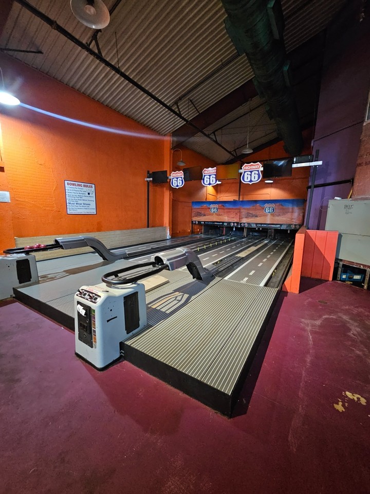 Highway 66 Mini Bowling System – 4 Lane Set – Complete Package – Ready ...