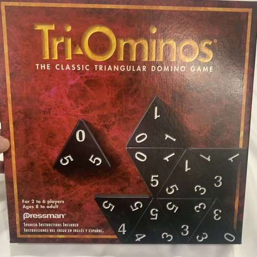 Vintage Tri-Ominos The Classic Triangular Domino Game Pressman 1997, 2 ...