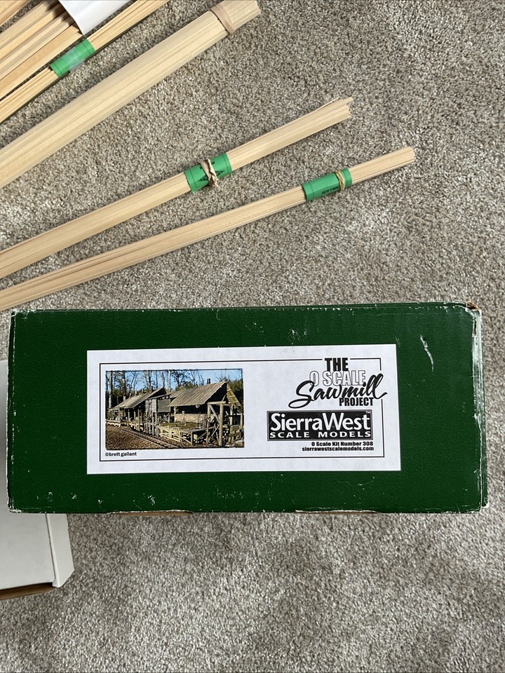 Sierra West Scale Models O, on3, on30 Scale, Sawmill Complete Kit ...