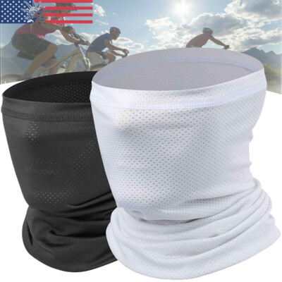 Neck Gaiter Bandana Face Mask Cooler UV Sun Protection Cooling Gator ...
