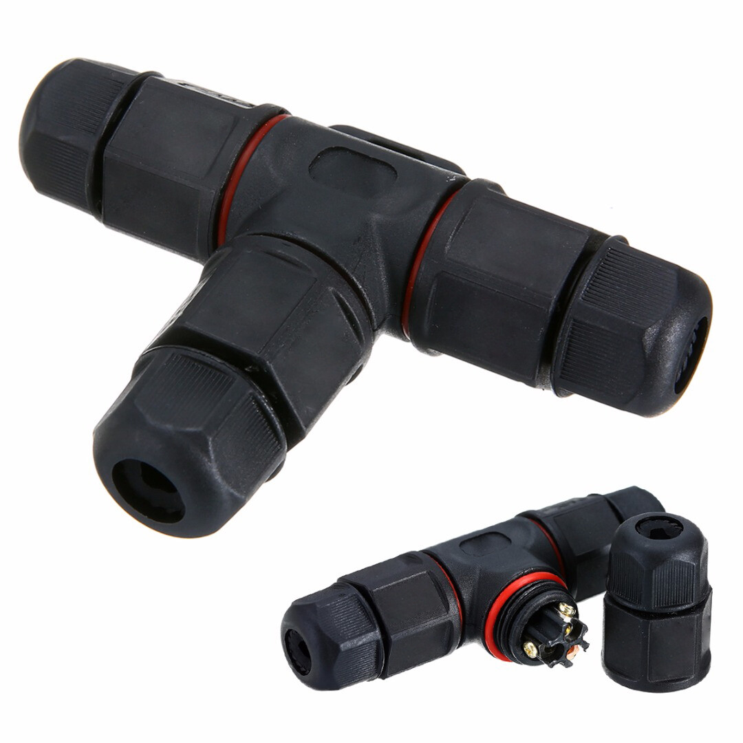 IP67 Wasserdicht Kabelverbinder Muffe Erdkabel Boden außen 3-polig 230V ...