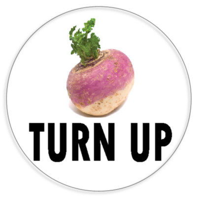 Turn Up Turnip - Circle Sticker Decal 3 Inch - Funny Humor Pun | eBay