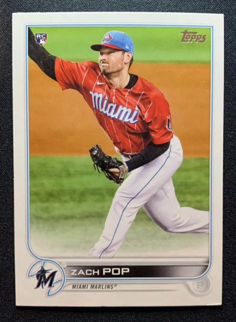 2022 Topps #108 Zach Pop RC Marlins | eBay