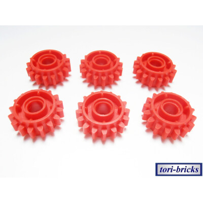Lego Technik Getriebe Zahnrad 16 Zähne rot 6 Stück # 18946 | eBay.de