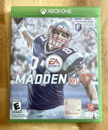 Madden NFL 17 (Microsoft Xbox One, 2016) Rob Gronkowski Patriots ...