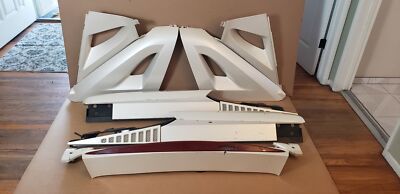 2002-2013 Cadillac Escalade EXT Smooth Cladding Mouldings Set White OEM ...