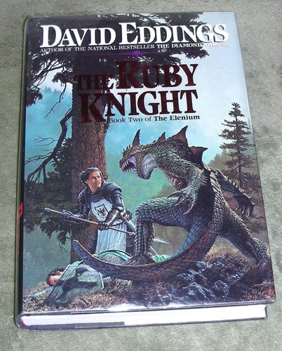THE RUBY KNIGHT by David Eddings 1990 HC/DJ ~ 1st Edition 1st Printing ...