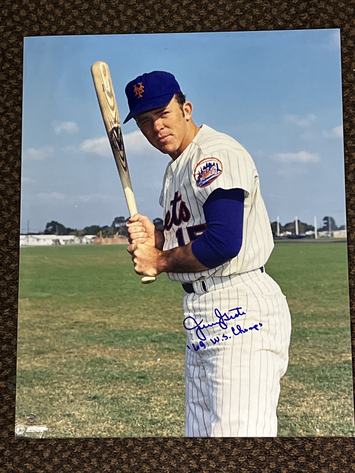 Rare - Jerry Grote 1969 W.S. Champs NY Mets signed 16x20 photo w/Coa | eBay