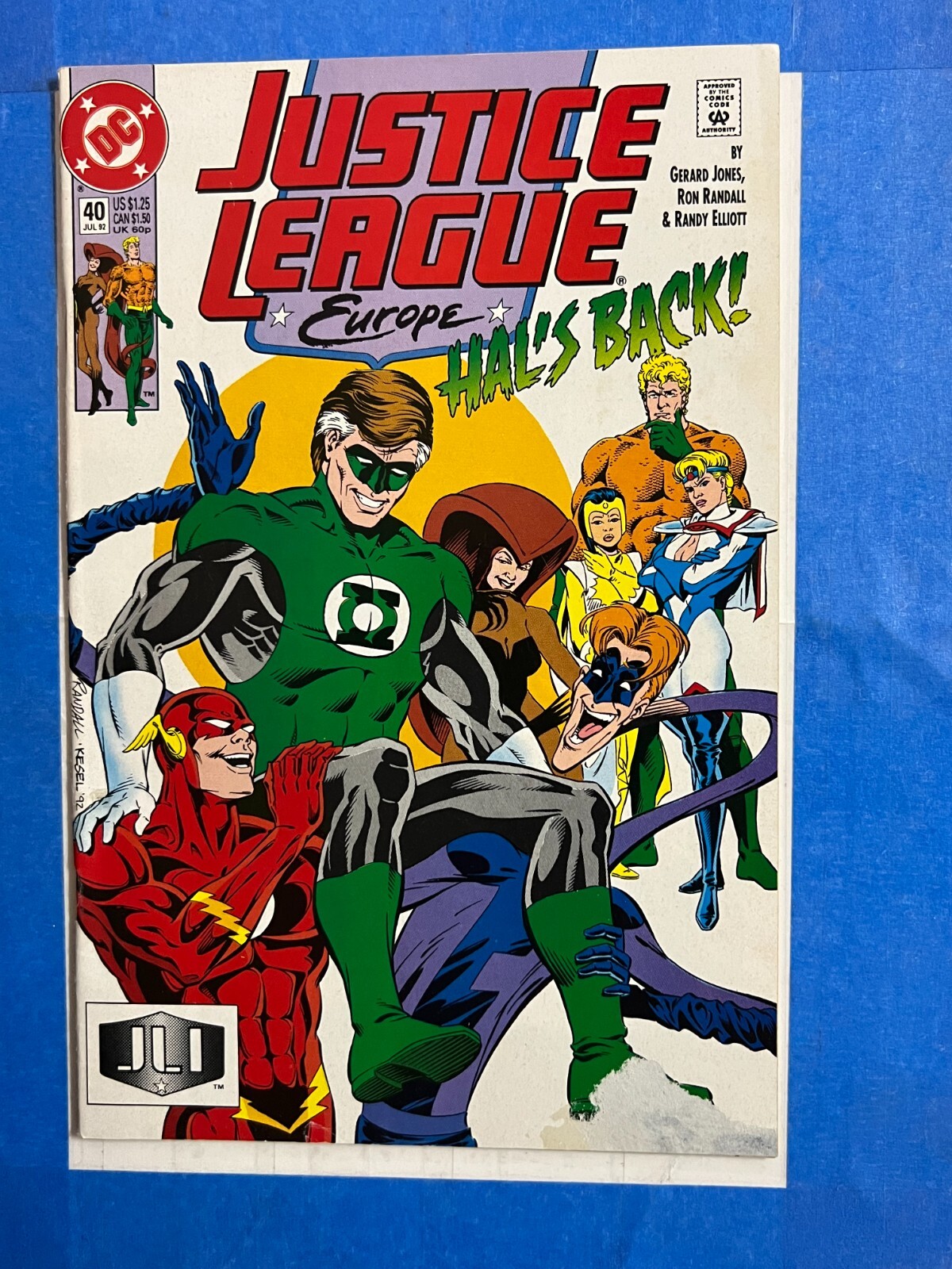 Justice League Europe #40 Hal's Back! 1992 DC Comics direct | Combined ...