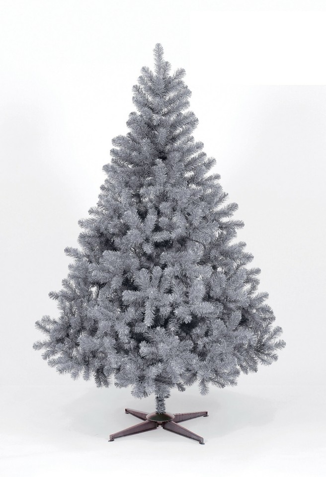 Christmas Tree Green Grey White 4ft 5ft 6ft 7ft 8ft 9ft 10ft Large Full ...