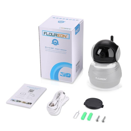 FLOUREON 360° Wireless CCTV Security Camera 1080P | Model: PTX01-PW ...