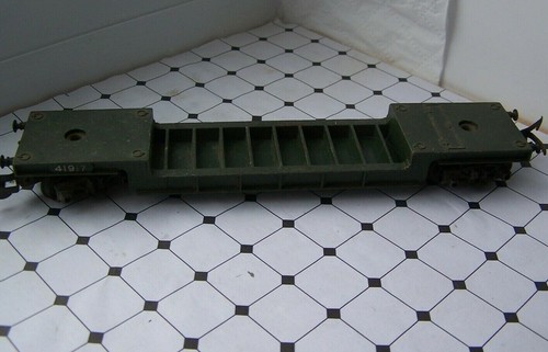 MODEL RAILWAY, TRI-ANG, BOGIE WELL WAGON, GREEN, R118, R213, OO GAUGE ...