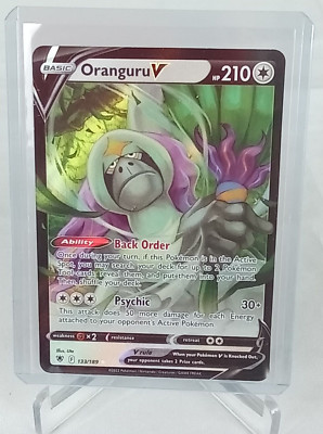Oranguru V 133/189 Rare Holo Pokémon Card 2022 | eBay