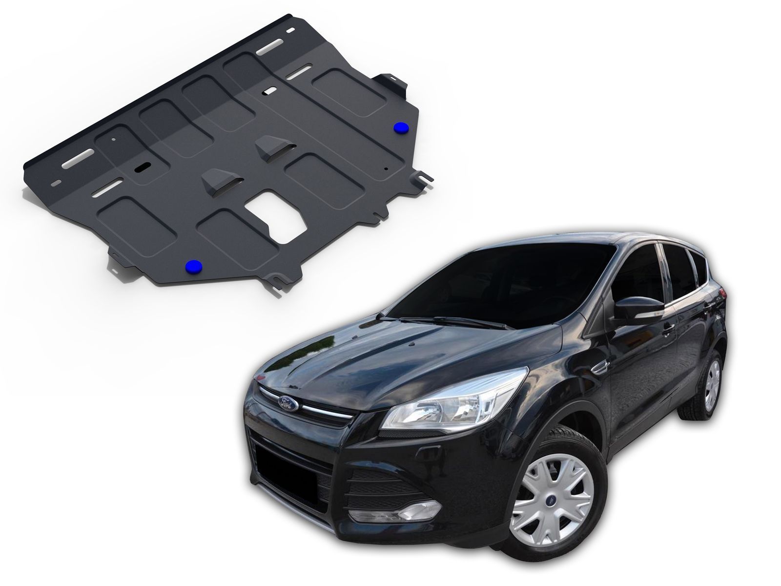 Engine + Gearbox Guard Skid Plate Undertray for Ford Kuga 2013-2016 ...
