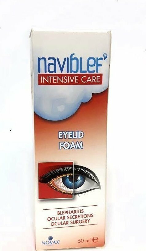 Novax Pharma Naviblef Intensive Care Eyelash Foam 50ml for sale online ...