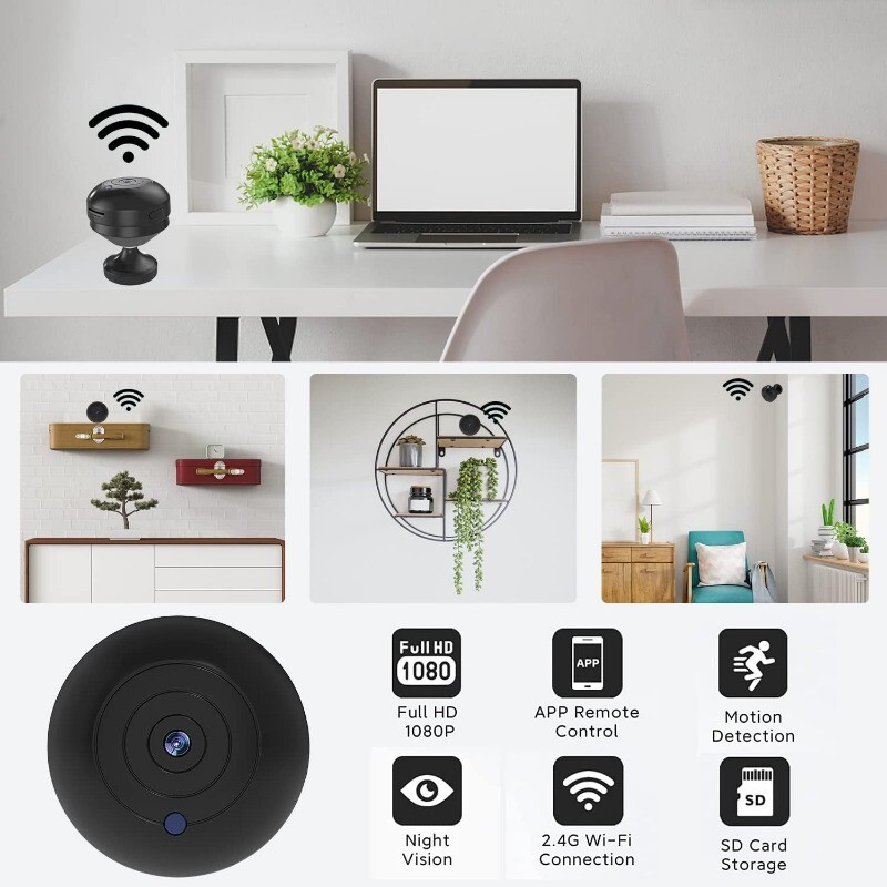 Wireless Cameras for Home Cameras Motion Detection Indoor for Home ...